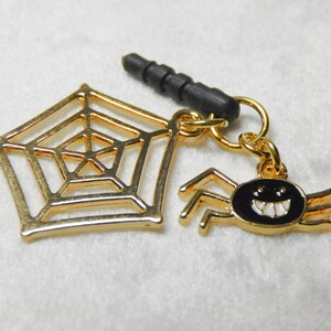 Cell Phone Charm Dust Plug Keychain Zipper Pull 3.5mm Audio Jack, Clip ...