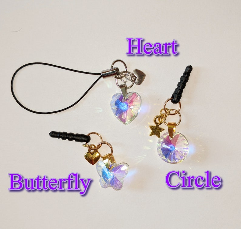 Cell Phone Charm Dust Plug 3.5mm Audio Jack or Strap AB - Etsy