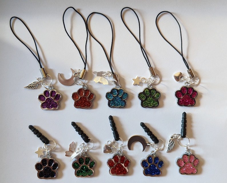 Cell Phone Charm Dust Plug Keychain 3.5mm Audio Jack or Strap - Etsy