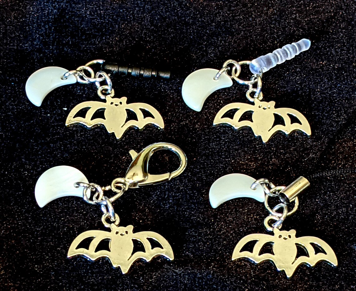 Cell Phone Charm Dust Plug Keychain Zipper Pull 3.5mm Audio - Etsy