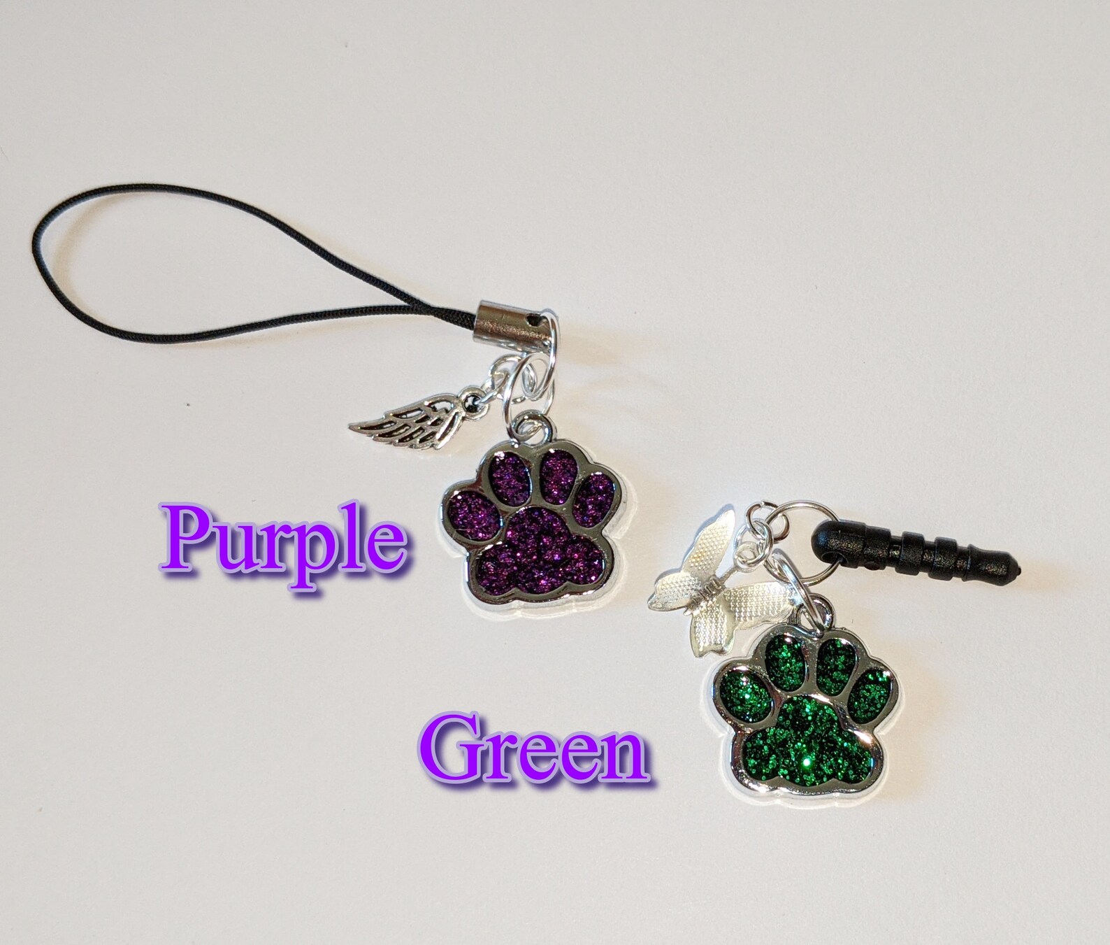 Cell Phone Charm Dust Plug Keychain 3.5mm Audio Jack or Strap | Etsy