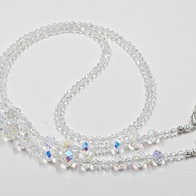 Ab Crystals on a String - Etsy