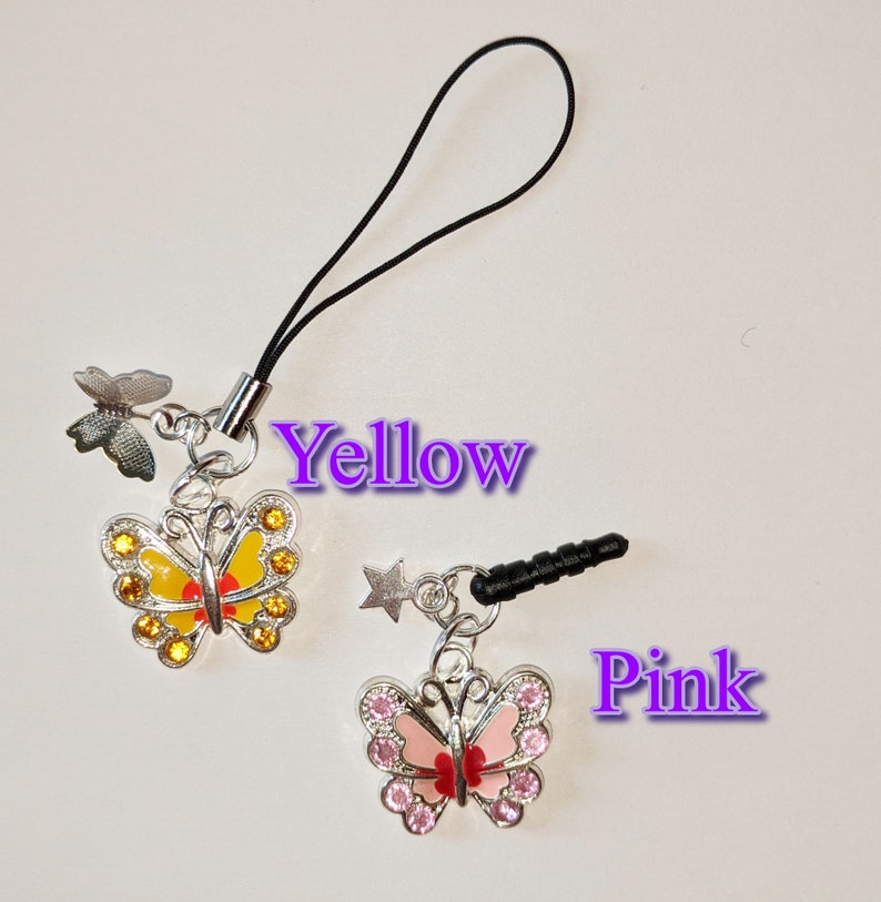 Cell Phone Charm Dust Plug 3.5mm Audio Jack or Strap Colorful | Etsy