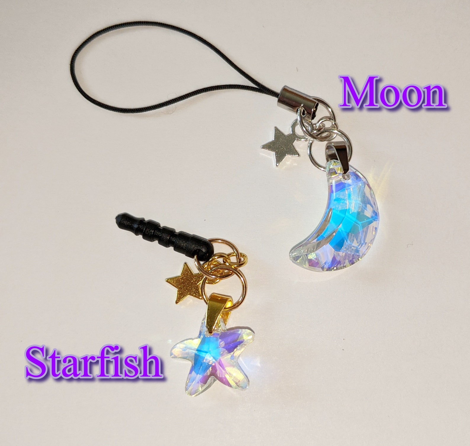 Cell Phone Charm Dust Plug 3.5mm Audio Jack or Strap AB - Etsy