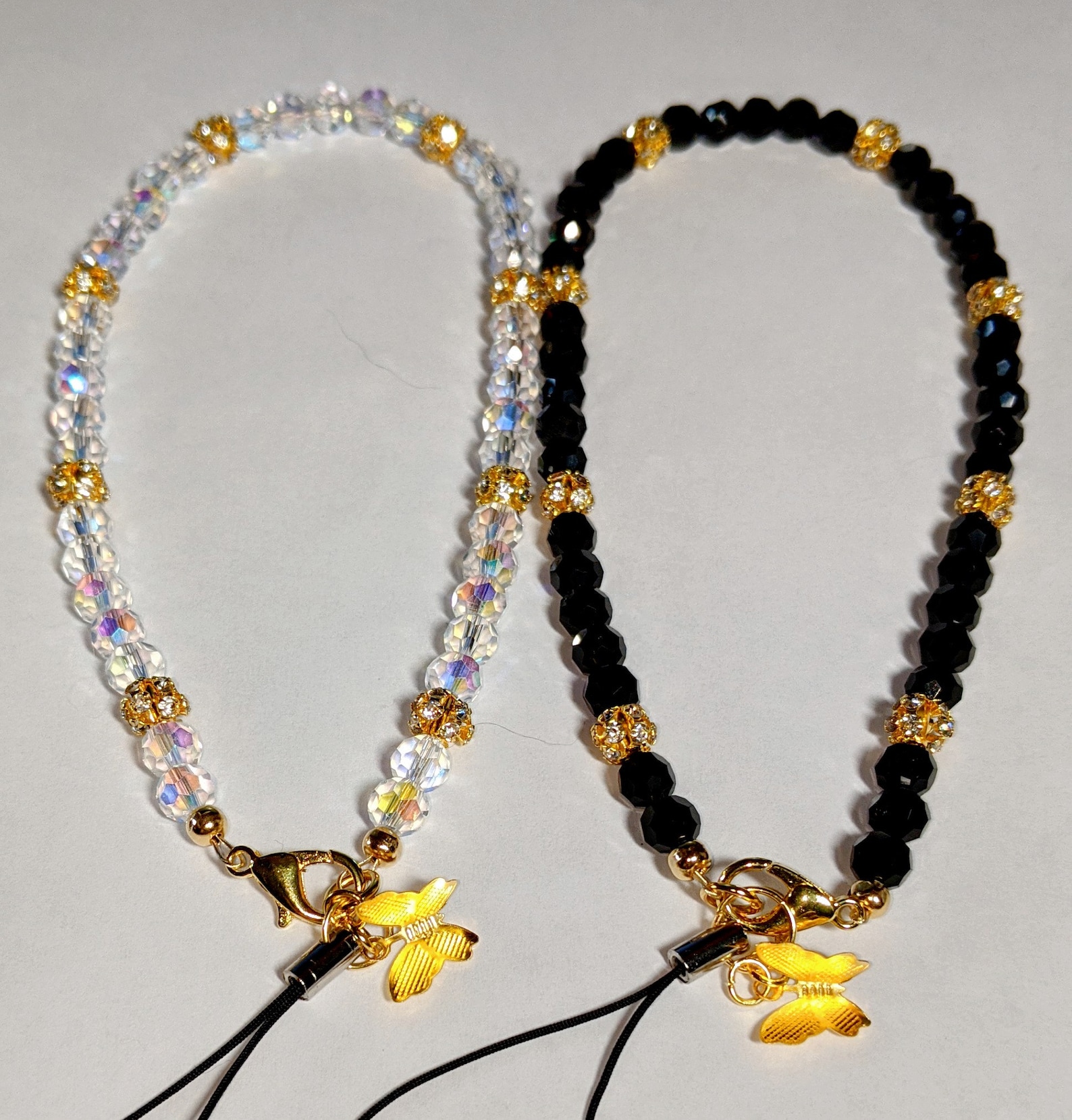Crystal Cell Phone Strap Accessory Lanyard Holder AB 6mm Clear - Etsy