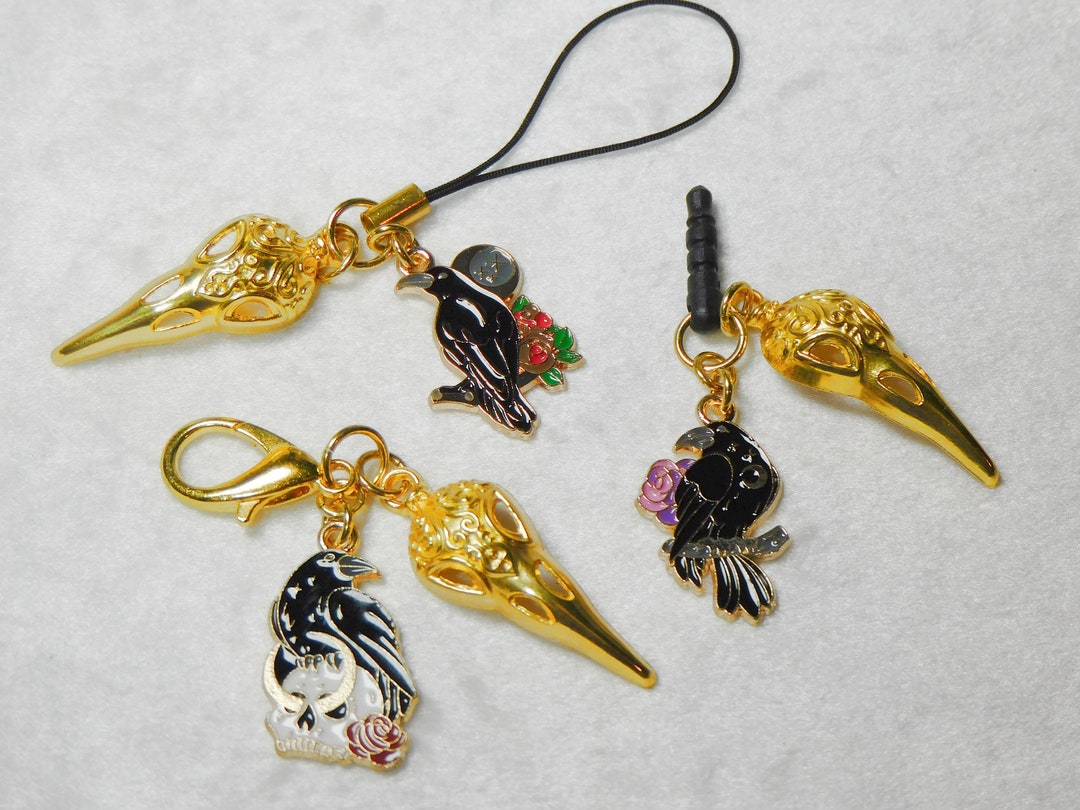 Cell Phone Charm Dust Plug Keychain Zipper Pull 3.5mm Audio Jack, Clip ...