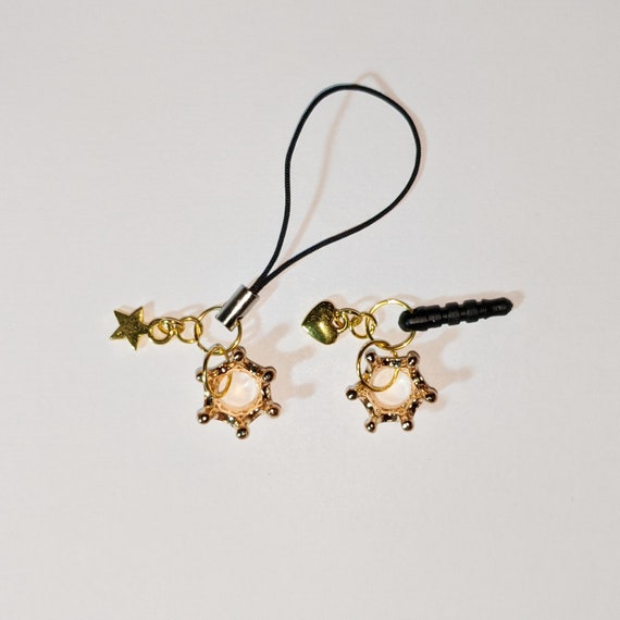 Cell Phone Charm Dust Plug 3.5mm Audio Jack or Strap Keychain | Etsy