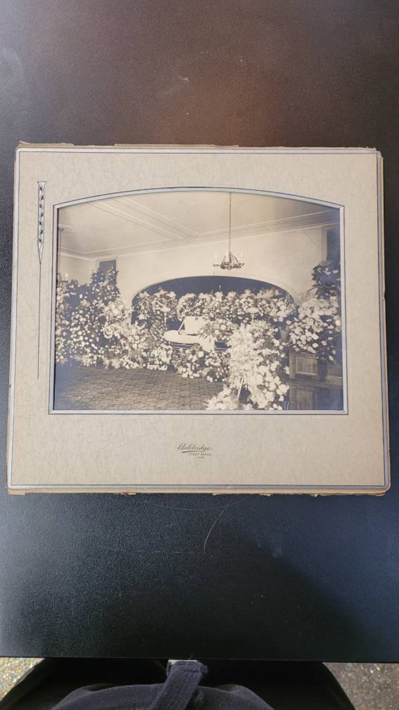 Vintage Victorian Grief & Mourning Funeral Photo Landscape - Etsy