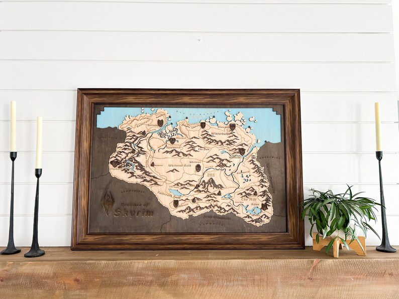 Skyrim Inspired Vector File 3D, Laser Cut File, SVG, EPS, PDF ...