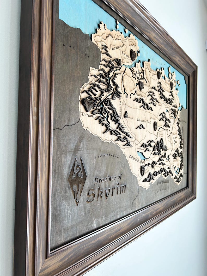 Skyrim Inspired Vector File 3D, Laser Cut File, SVG, EPS, PDF ...