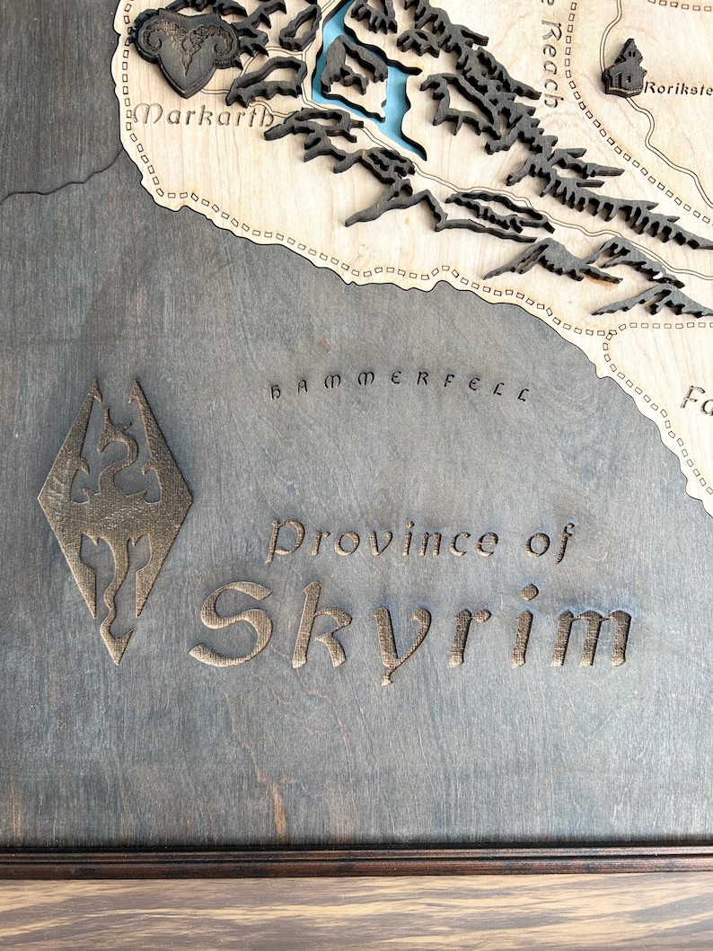Skyrim Inspired Vector File 3D, Laser Cut File, SVG, EPS, PDF ...