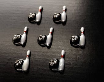 Bowling Pin Charm - Etsy