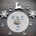 Winter Snowflake Floating Charm Set-christmas Holiday - Etsy