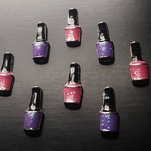 Nail Polish Floating Charm for Floating Lockets-choice of Pink - Etsy