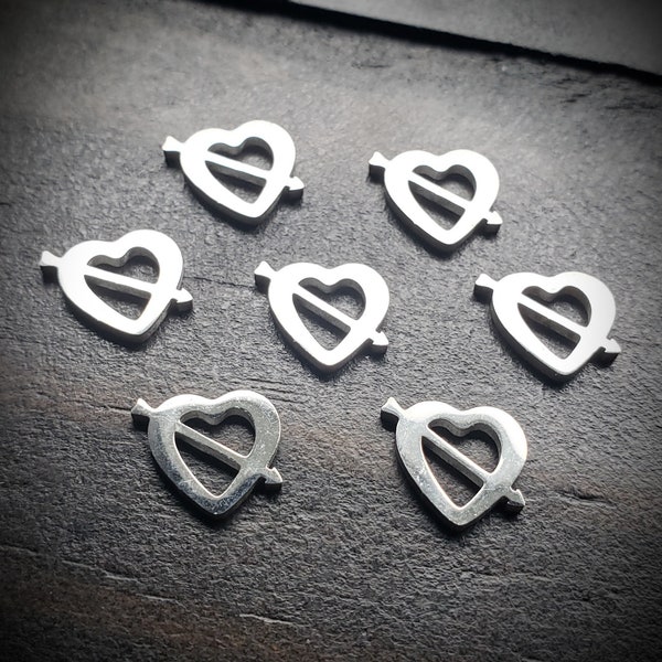 Arrow Through Heart - Etsy