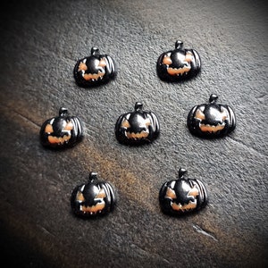 Pumpkin Jack-o-lantern Floating Charm for Floating Lockets-1 - Etsy