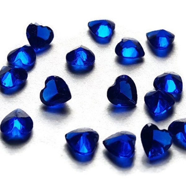 Blue Crystal Heart - Etsy