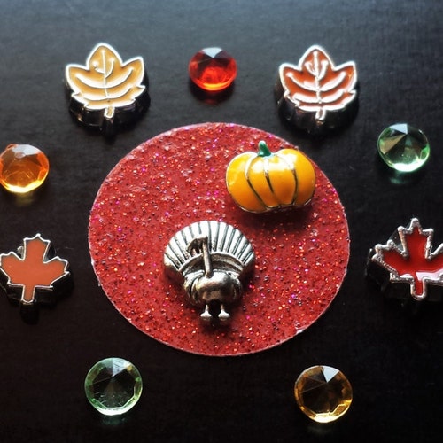 Thanksgiving Floating Charm Set for Floating Lockets-13 Piece - Etsy