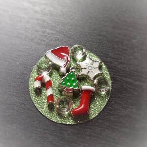 Christmas Floating Charm Set for Floating Lockets-10-piece Set-includes ...