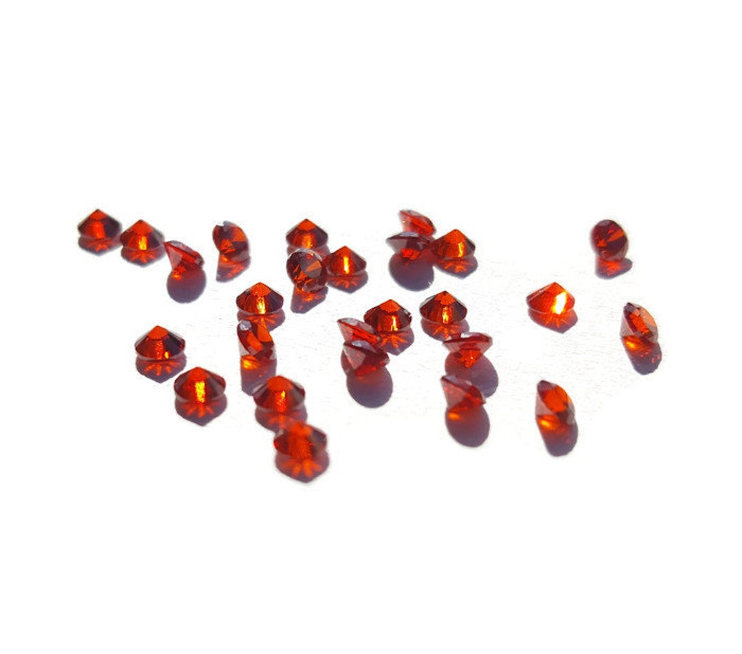 5 or 10-pack of Garnet Red Stardust Crystals for Floating Lockets-2.8mm ...