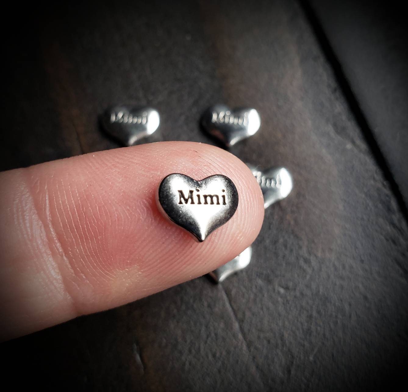 Mimi Floating Charm for Floating-heart Charms-grandmother - Etsy
