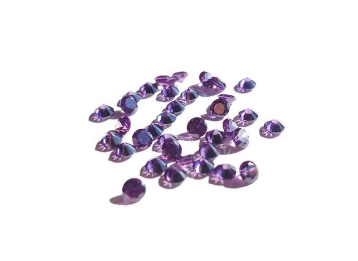 5 or 10-pack of Amethyst Stardust Crystals for Floating | Etsy