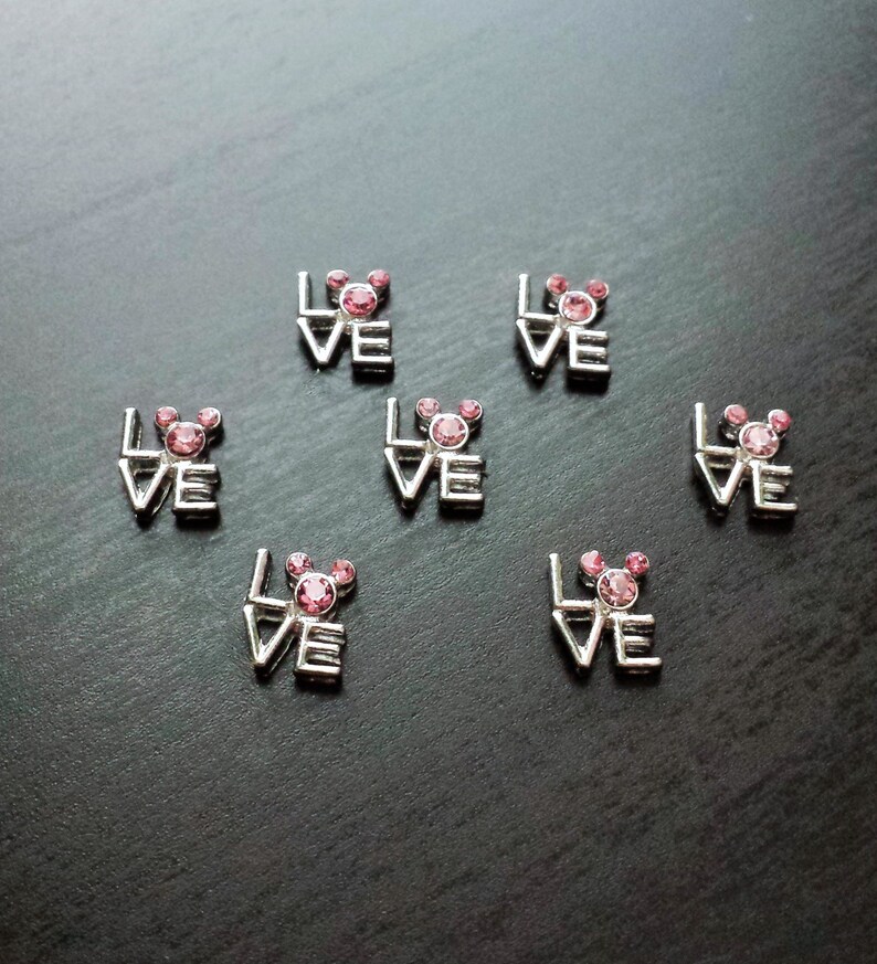 Love Floating Charm for Floating Lockets-mickey-mouse Charm-1 - Etsy