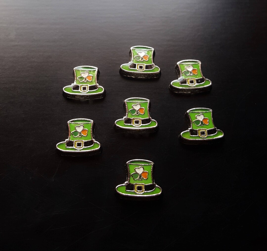 Leprechaun Hat Floating Charm for Floating Lockets-st. Patrick's Day ...