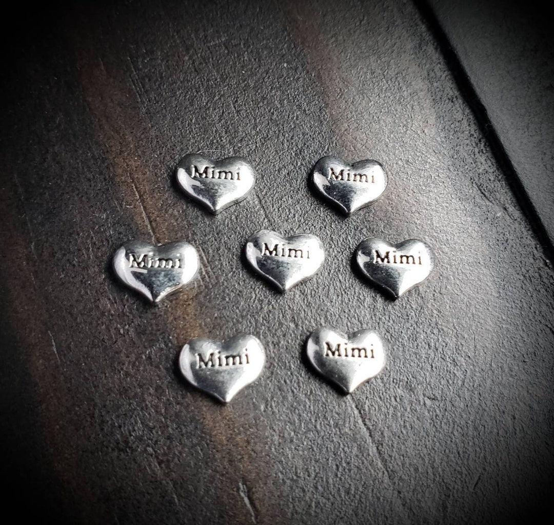 Mimi Floating Charm for Floating-heart Charms-grandmother Charm-1 Piece ...