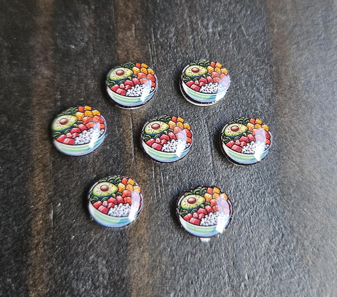Poke Bowl Floating Charm for Floating Lockets-1 Piece-9mm-tiny Sushi ...