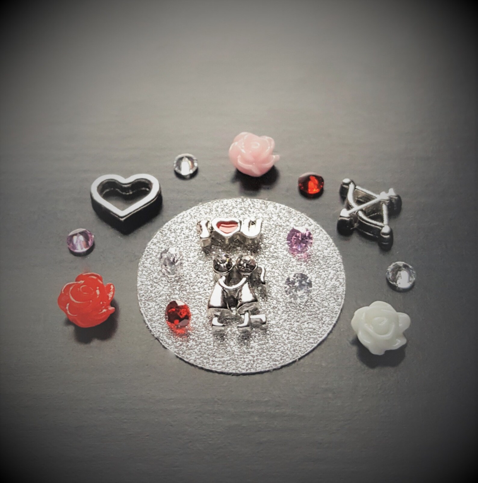 Valentine Floating Charm Set for Floating Lockets-16 - Etsy