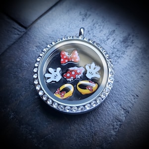Cartoon Mouse Floating Charm for Floating Lockets: 1 Piece-acrylic and ...