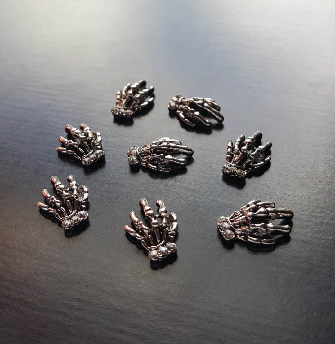 Skeleton Hand Floating Charm for Floating Lockets-crystal Accents ...