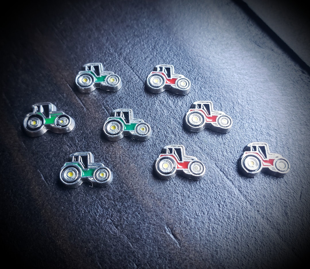 Tractor Floating Charm for Floating Lockets-1 Piece-red or Green ...