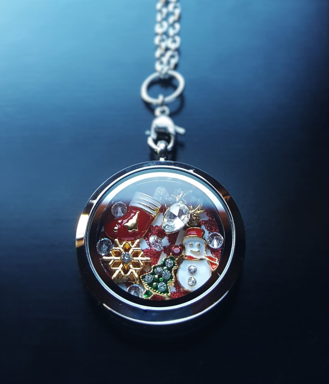 Set of Christmas Floating Charms for Floating Lockets-12 Piece - Etsy