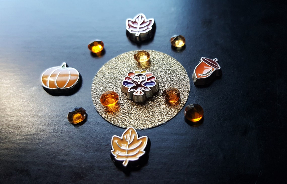 Thanksgiving Floating Charm Set for Floating Lockets-13 Piece - Etsy