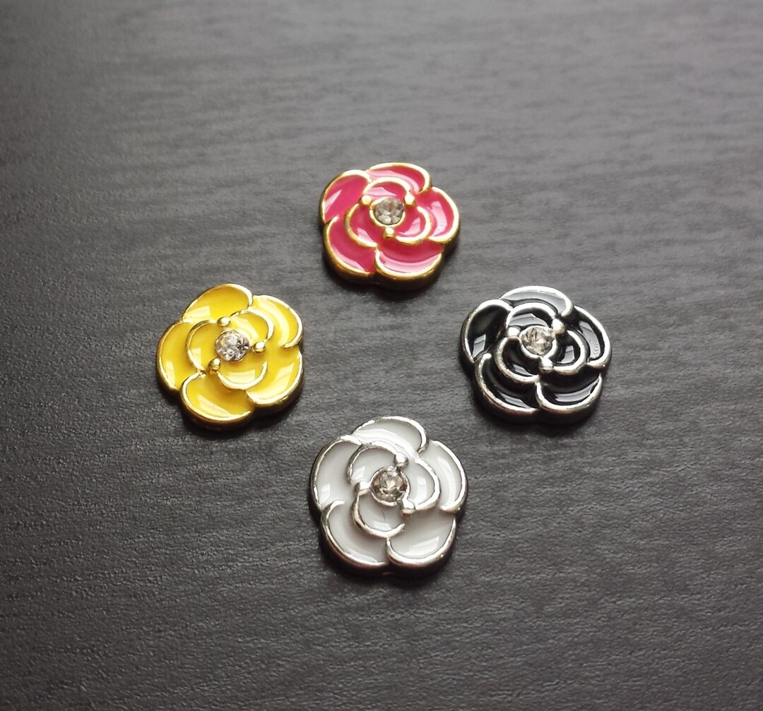 Flower Floating Charm for Floating Lockets-vintage-style-1 Piece-7mm ...
