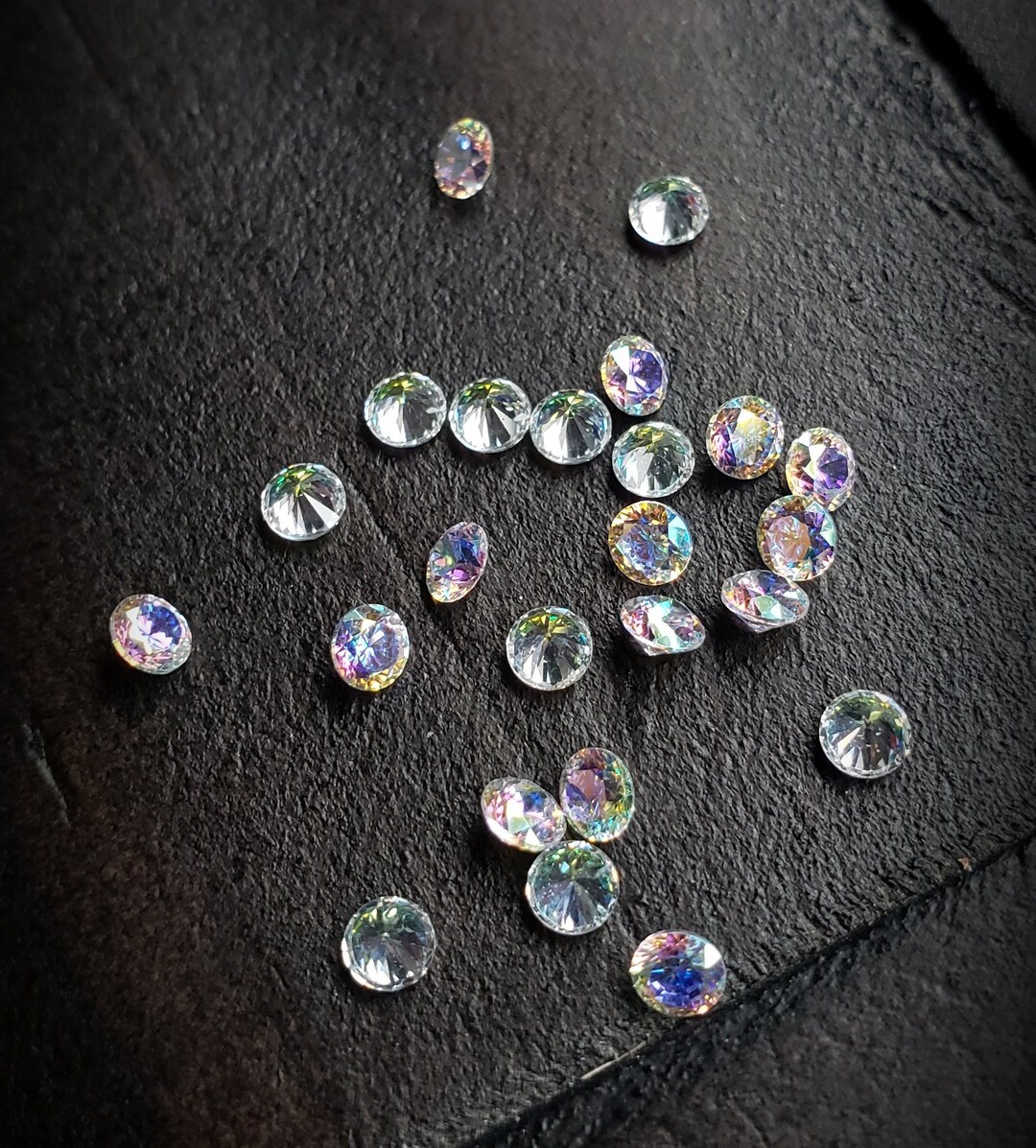 5 or 10-pack of Clear AB Stardust Crystals for Floating Lockets-2.8mm ...