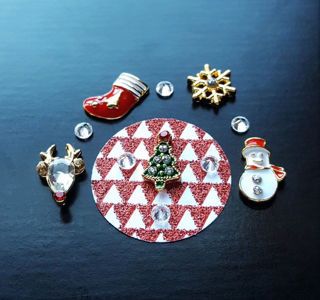 Set of Christmas Floating Charms for Floating Lockets-12 Piece Set-gift ...