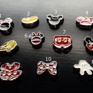 Cartoon Mouse Floating Charm for Floating Lockets-1 Piece-gift | Etsy