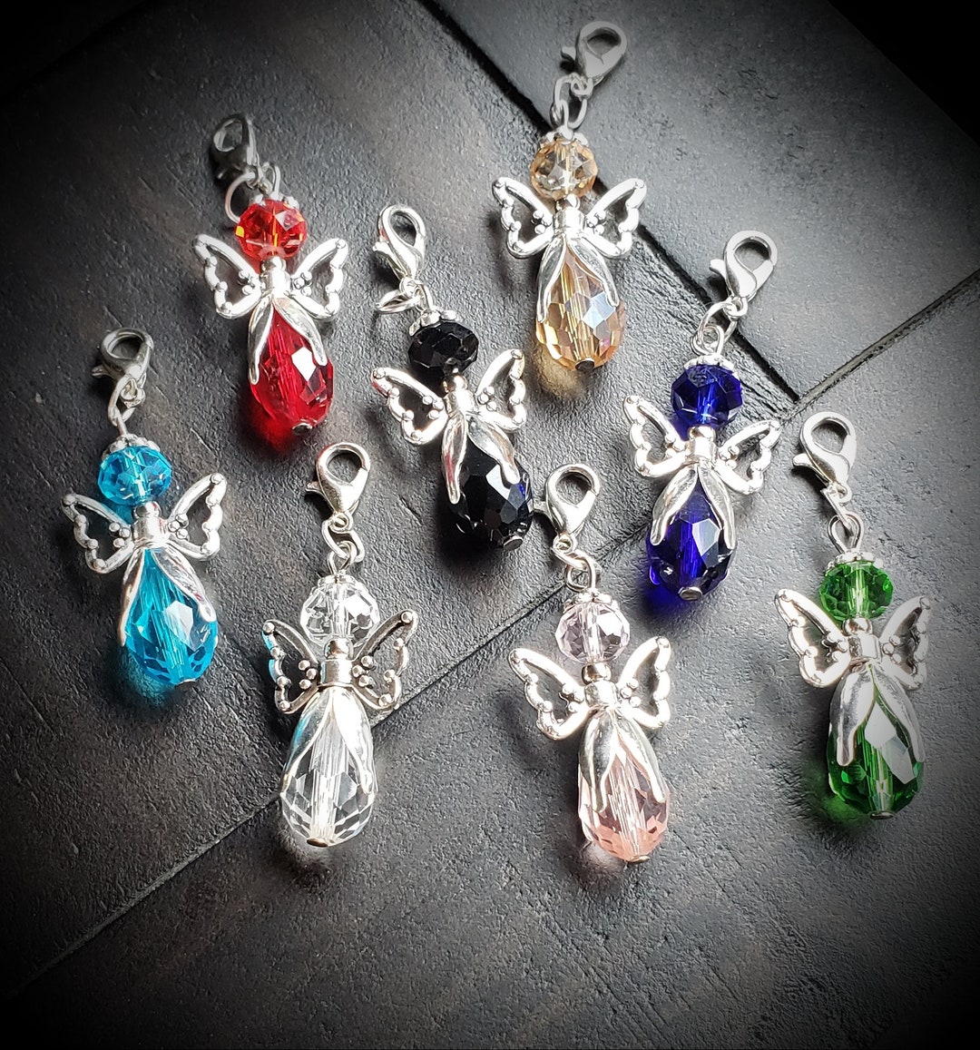 Angel Charm-choose From 8 Colors-1 Piece-gift Idea - Etsy