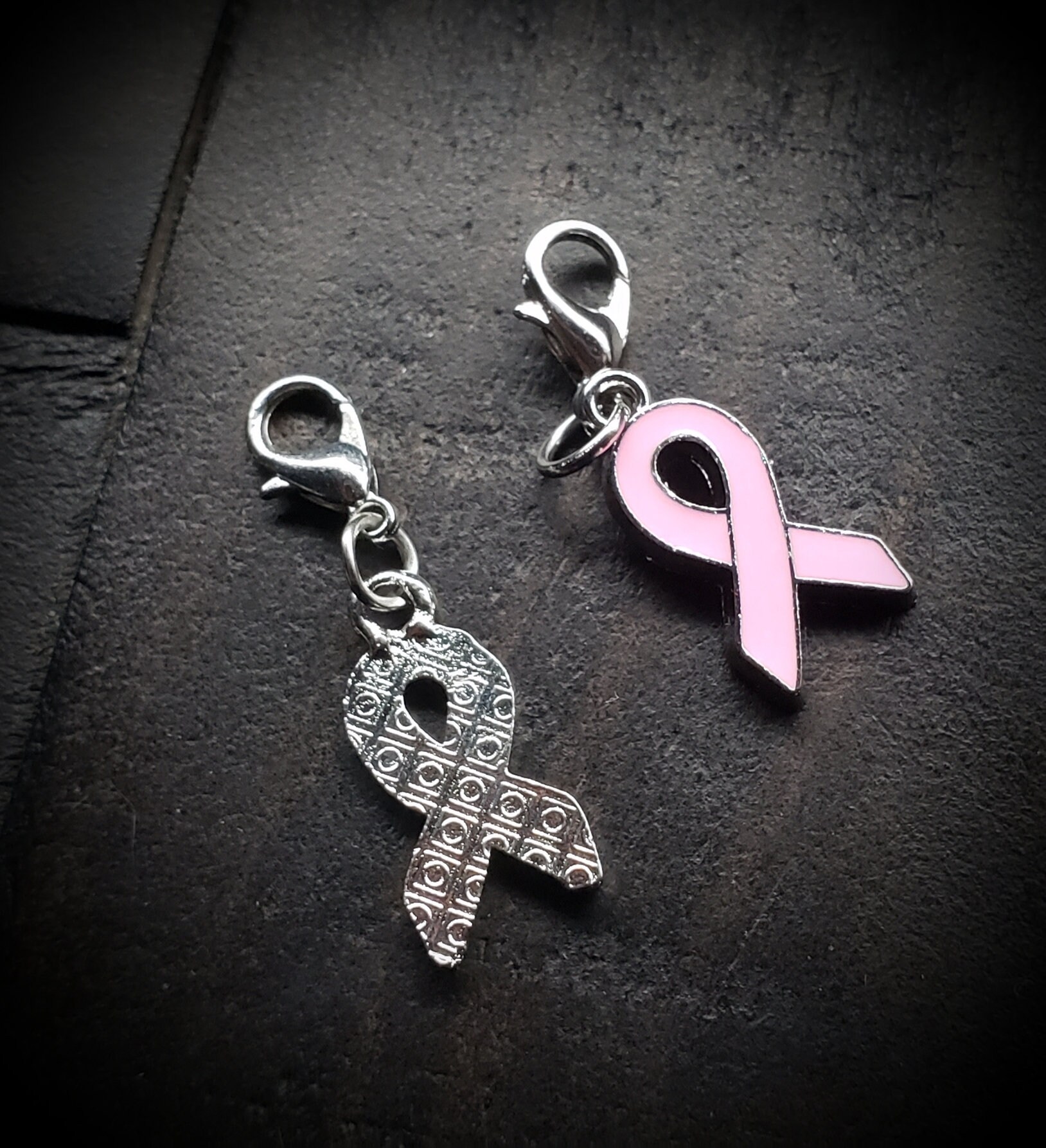 Cancer Ribbon Charm-cancer Awareness-survivor Charm-1 - Etsy