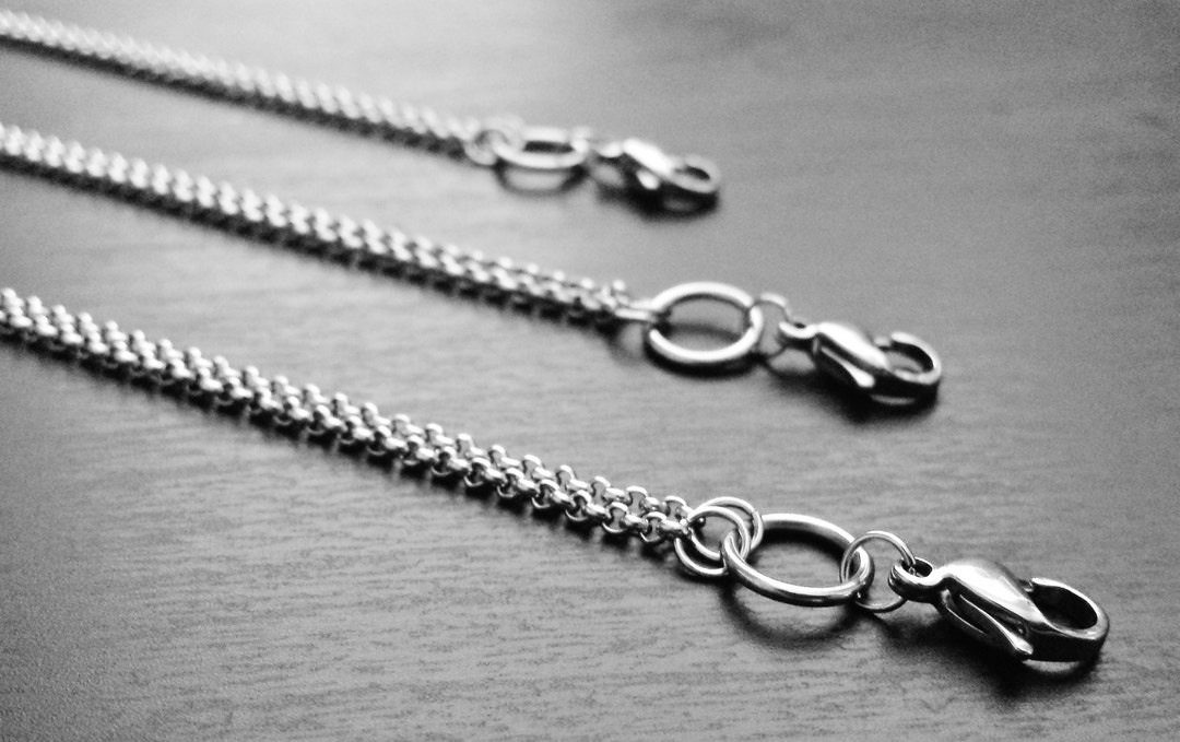 32 Inch Necklace Chain for Floating Lockets and Pendants-silver ...