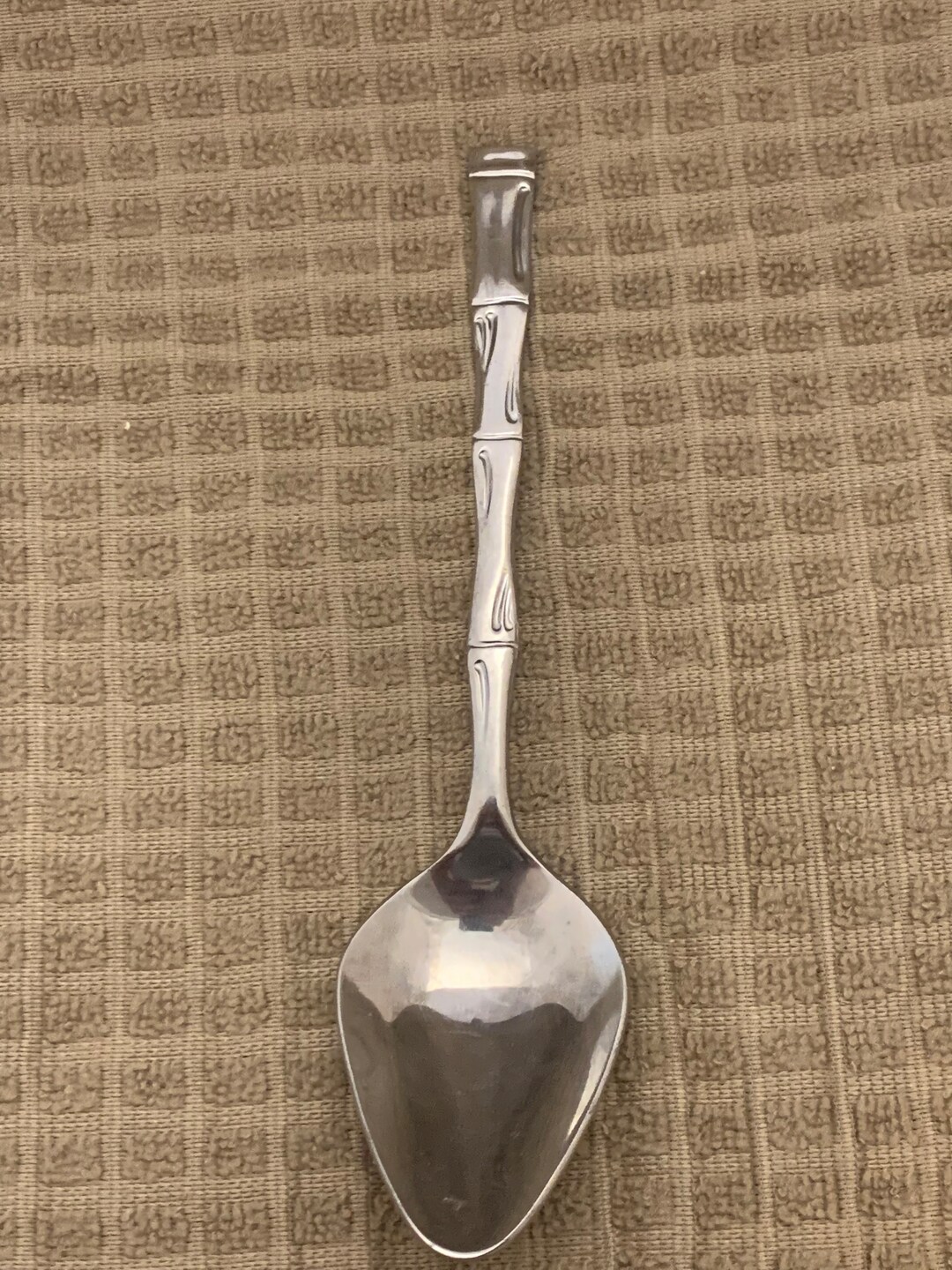 1 Exotic Bamboo Korea Stainless Steel Serving Spoon - Etsy
