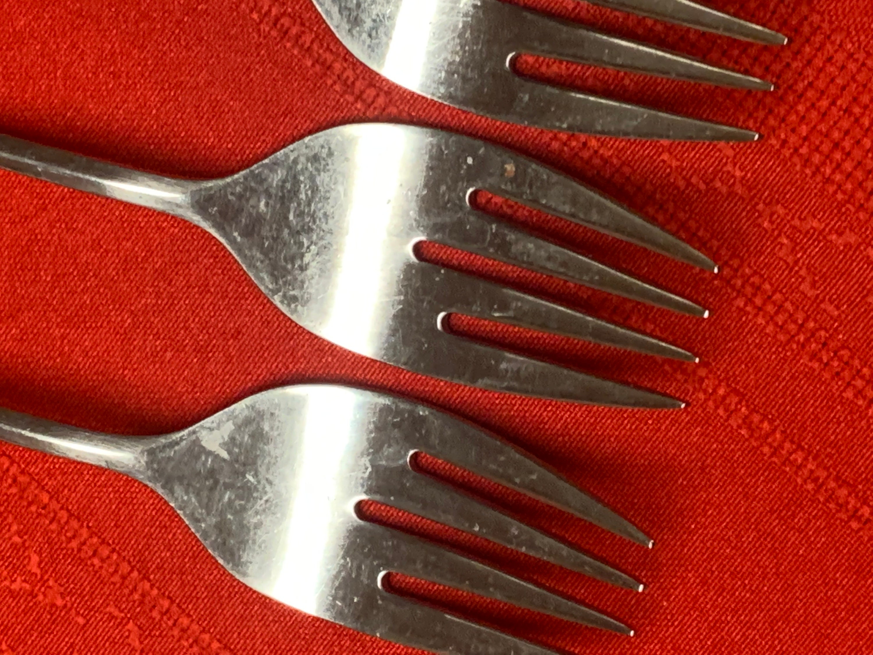 Set of 4 Vintage Oneidacraft Deluxe Oneida Ember Glow Stainless Steel ...