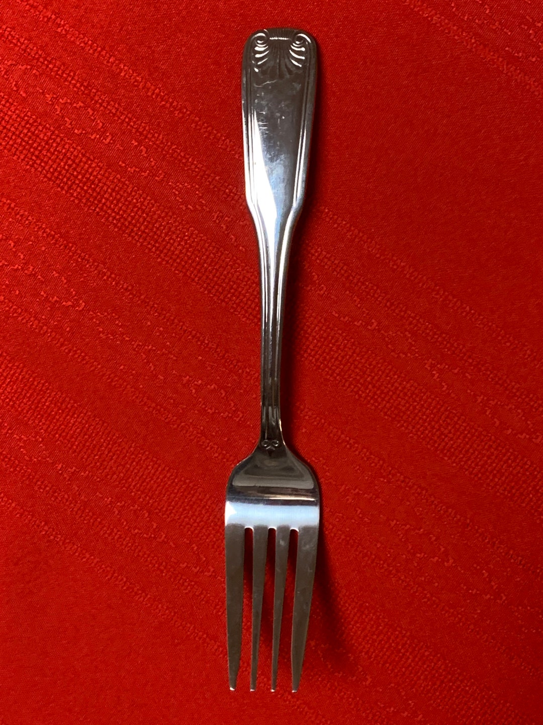 1 Rogers Antique Shell Stainless Steel Salad Fork - Etsy
