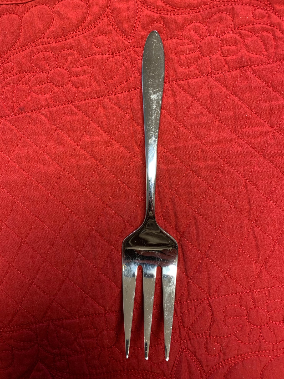 1 Oneida Mooncrest Stainless Steel Cold Meat Serving Fork - Etsy