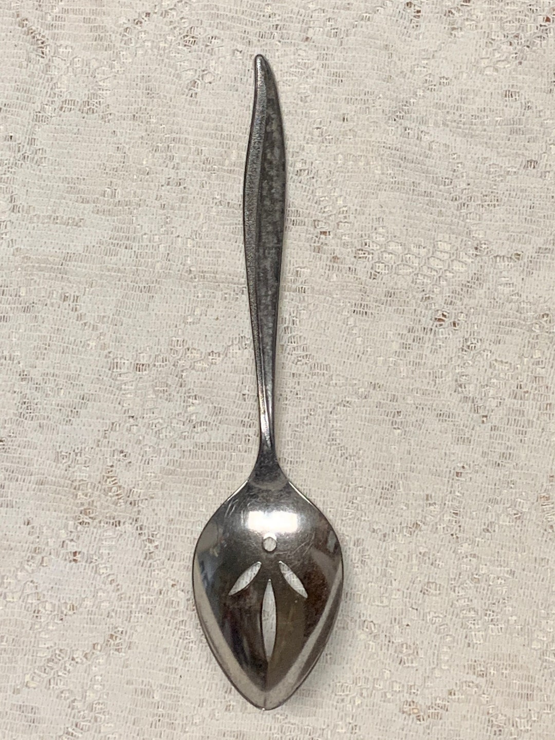 1 Oneida Oneidacraft Textura Stainless Steel Slotted Serving Spoon - Etsy