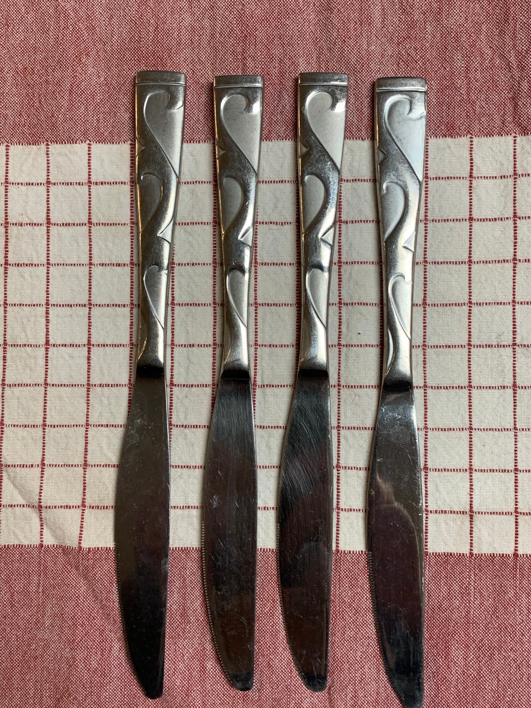 Set of 4 Oneida Tuscany Stainless Steel Dinner Knives - Etsy