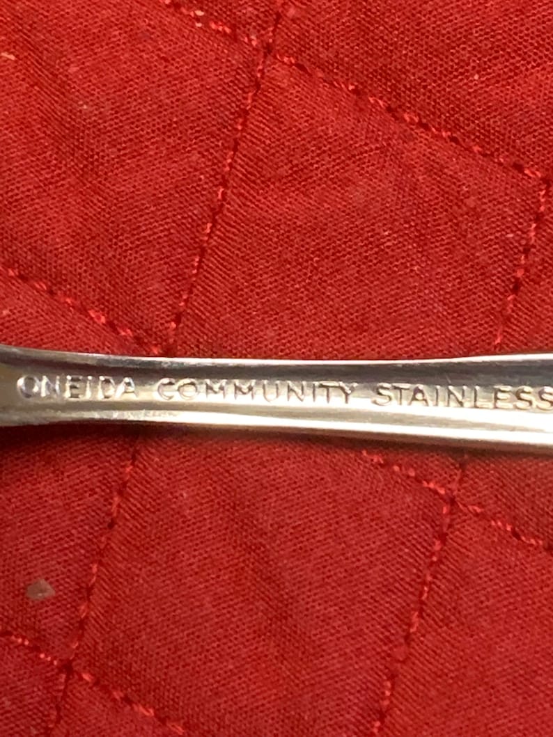 Set of 4 Oneida My Rose Stainless Steel Teaspoons - Etsy